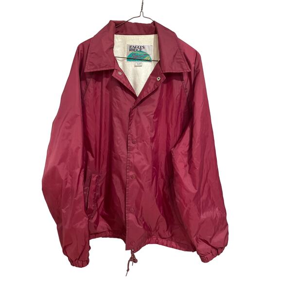 Eagles Ridge | Jackets & Coats | Vintage Maroon Nylon Eagles Ridge ...